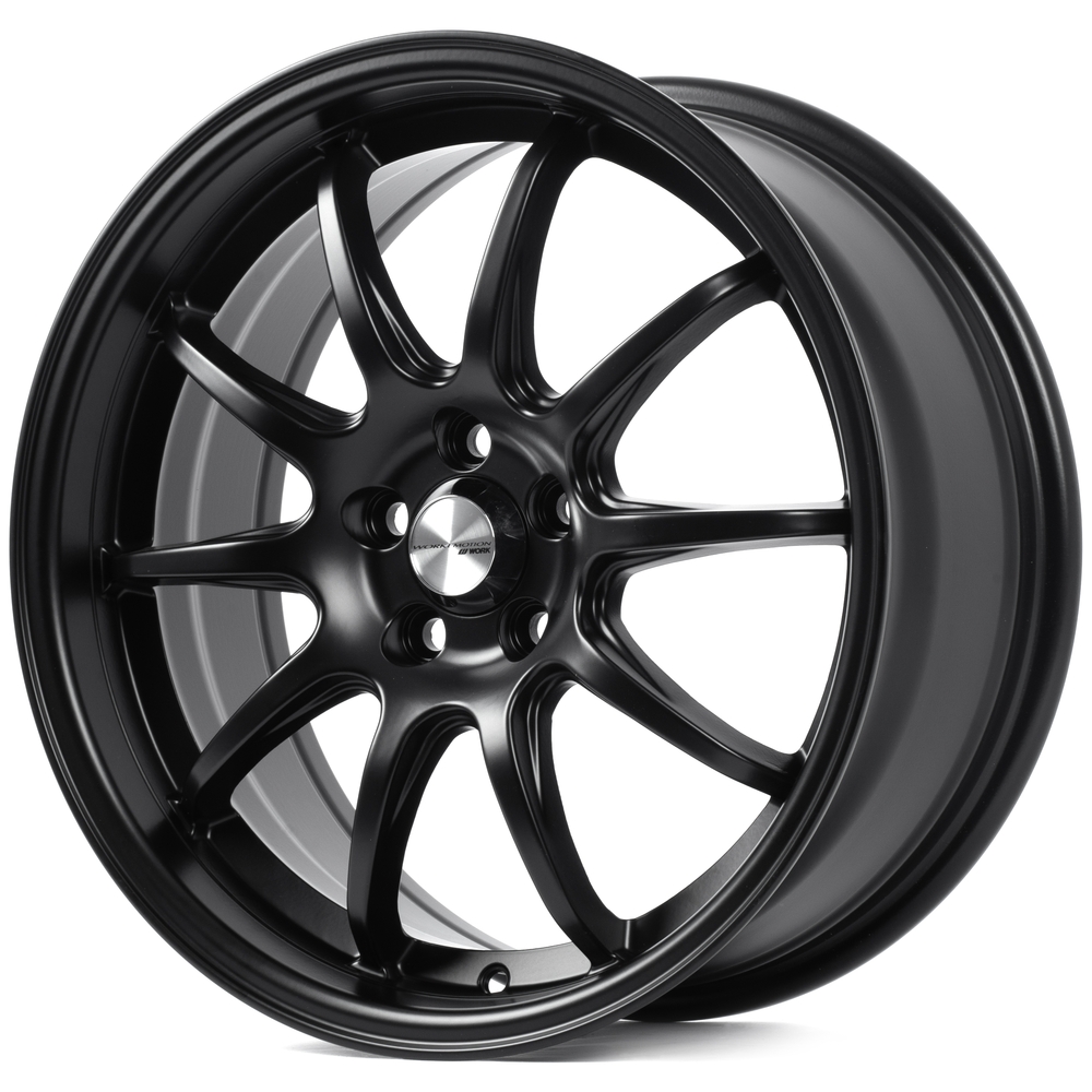 Литые диски 82163 Work 12243-CT345 17 J7.5 ET40 5x100 73.1 чёрный ...
